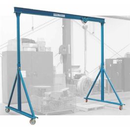 1 Ton Fixed Steel Gantry,30' Span,20' HUB