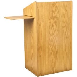 Aristocrat Floor Lectern w/Side Shelf