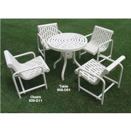 Classic HD Laser Cut Patio Table, Free Standing