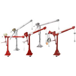 Portable Davit Crane, Galvanized Finish