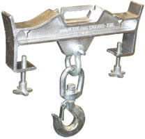 Swivel Hoisting Hook, Double Fork Attachment